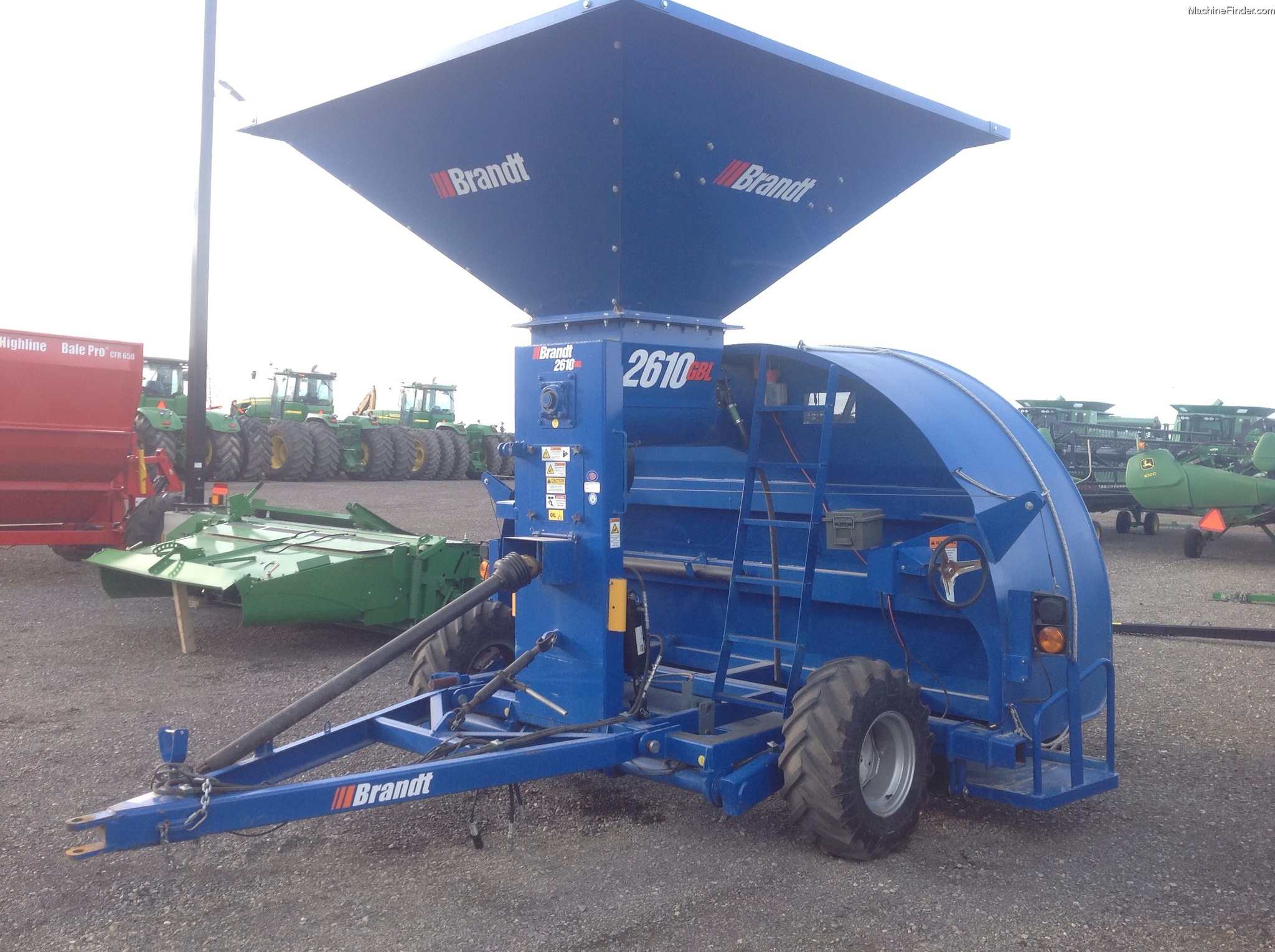 2010 Brandt 2610 GBL (Grain Bag Loader) Wheels, Tires, and Attachments ...